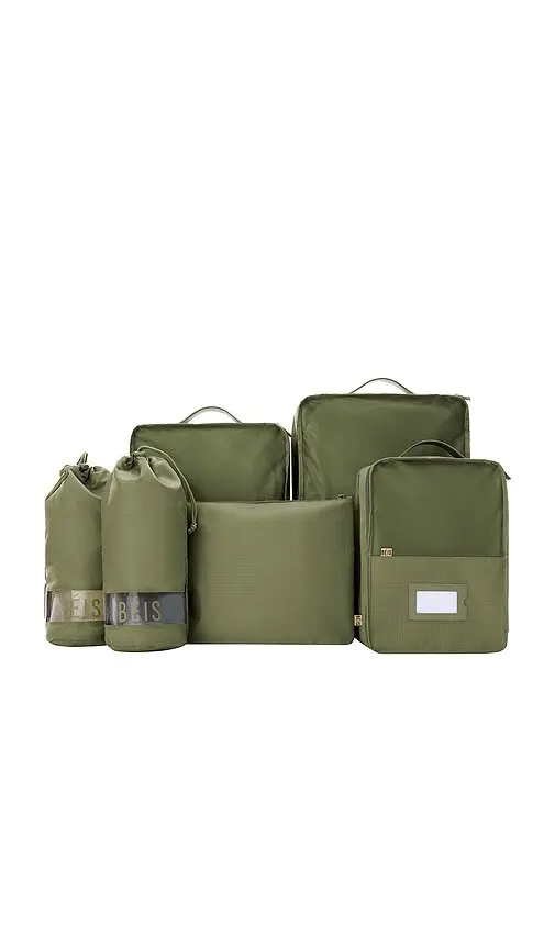 BEIS The 6pc Packing Cubes - Olive
