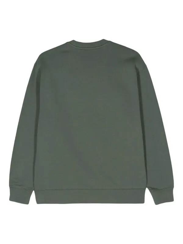 Carhartt Work In Progress Logo-embroidered Sweatshirt - Green
