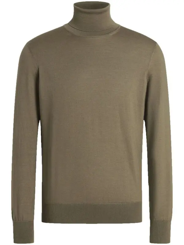 Zegna Cashseta Jumper - Green