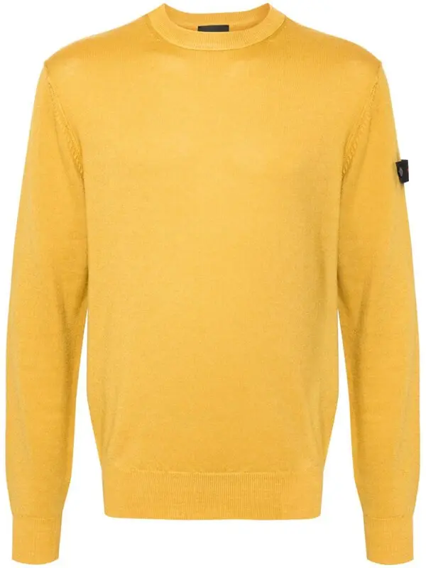 Peuterey Logo-patch Sweater - Yellow