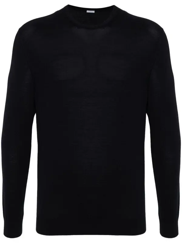 Malo Virgin Wool Sweater - Blue