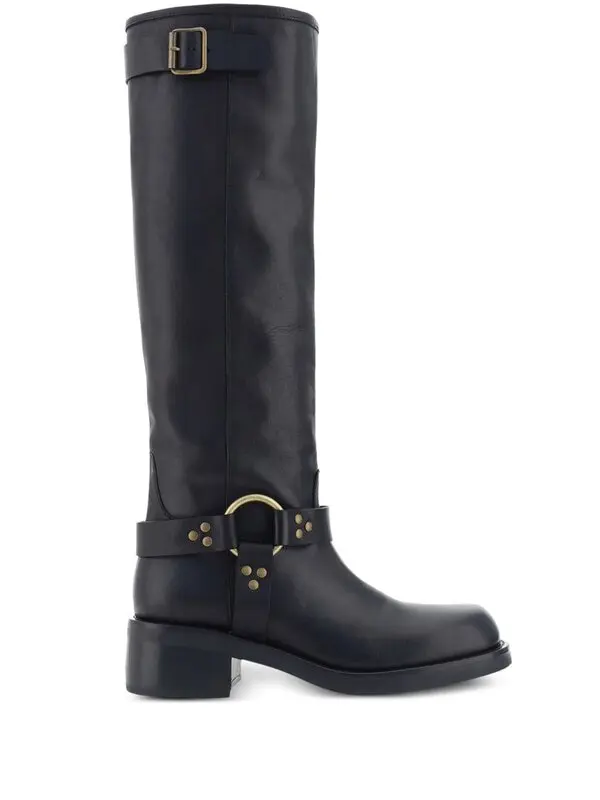 P.a.r.o.s.h Leather Mid-calf Boots