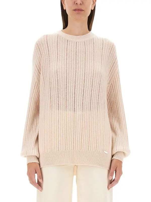 Kiton Cashmere-silk Blend Sweater - Beige