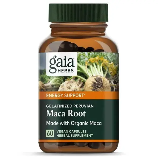 GAIA HERBS PRO Maca Root 60 Capsules