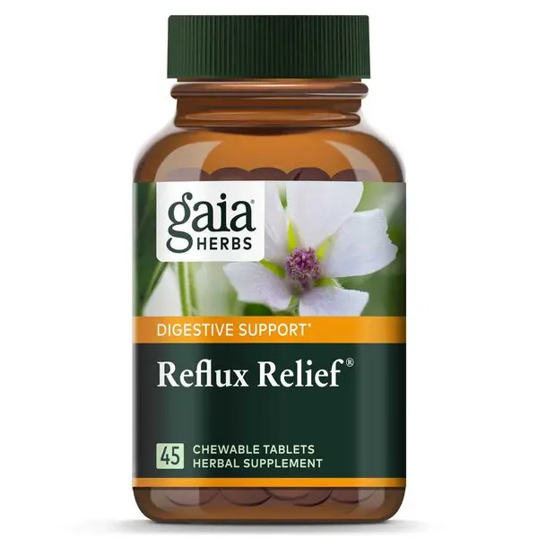 GAIA HERBS PRO Reflux Relief 45 Chewables