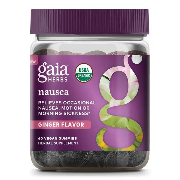 GAIA HERBS PRO Nausea Gummies 60 Gummies