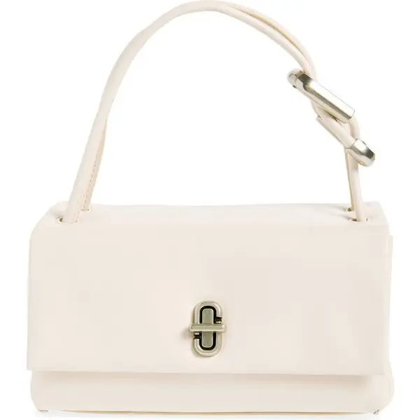 Marc Jacobs Leather Top Handle Bag - Cloud White