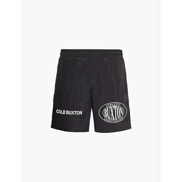 Cole Buxton Double Logo Tech Drawstring Waistband Straight-Leg
