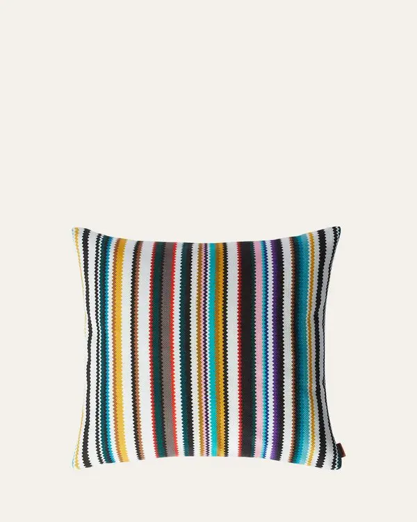 Missoni Shangai New Cushion, 16" Square - Yellow Multicolor
