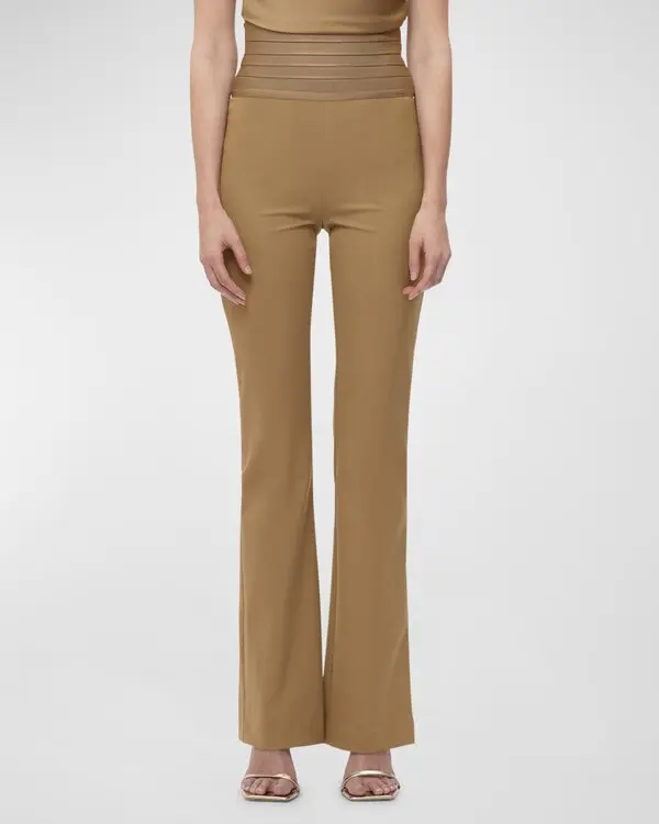 Herve Leger Emery Flared Pants