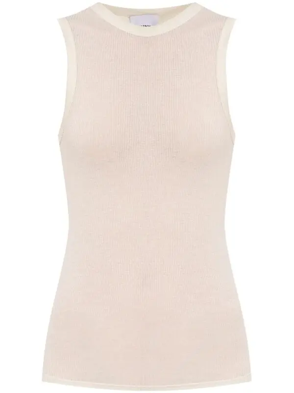 HALFBOY Logo-patch Top - Neutrals
