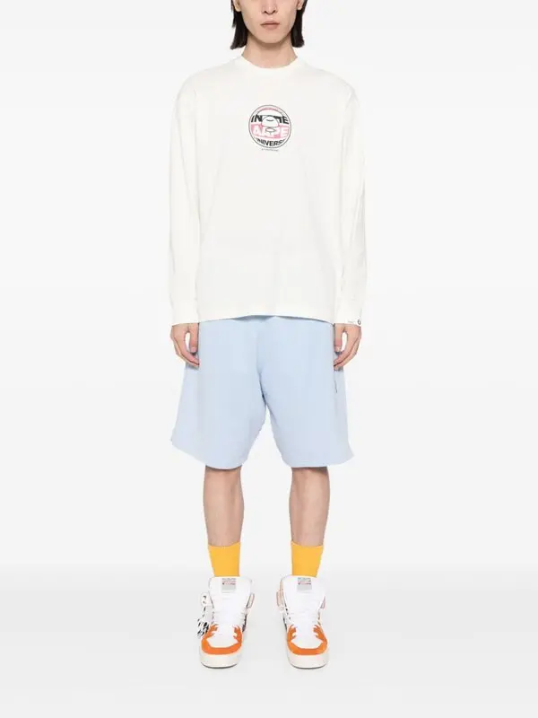 AAPE BY *A BATHING APE® Logo-printed Long-sleeved T-shirt