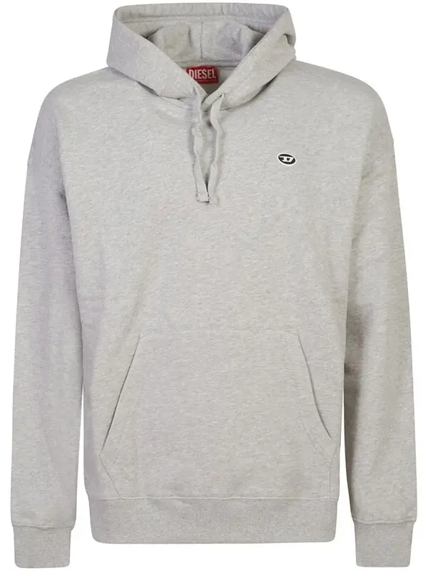 Diesel Logo Patch Drawstring Hoodie