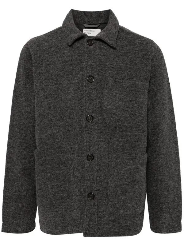 Universal Works Fleece Field Jacket - Grey