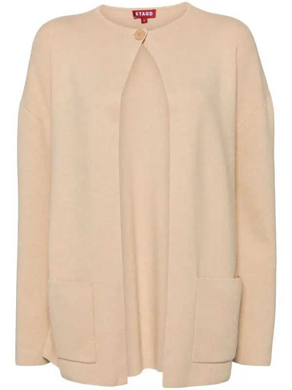 Staud Carry On Cardigan - Neutrals