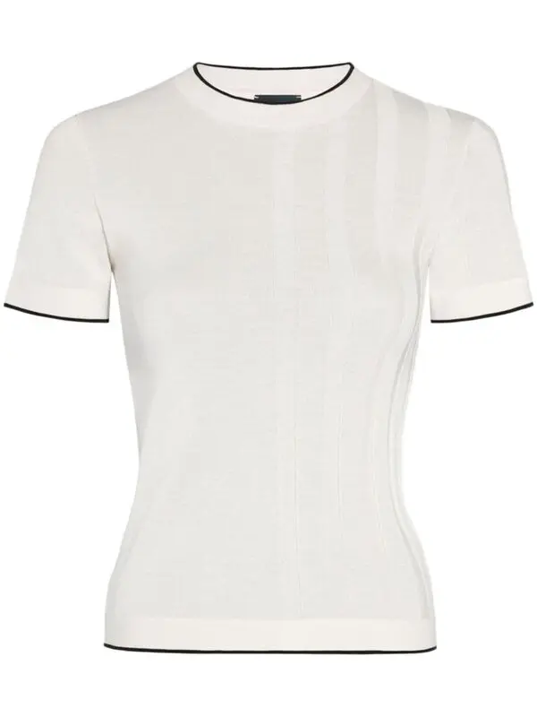 Jacquemus Le T-shirt Tricot Top - White