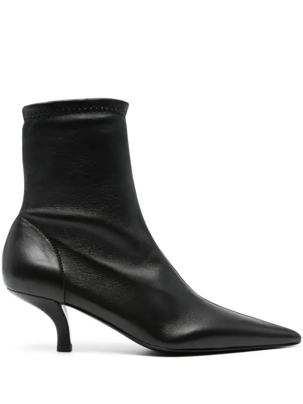 TOTÊME 55mm Heeled Sock Boots - Black