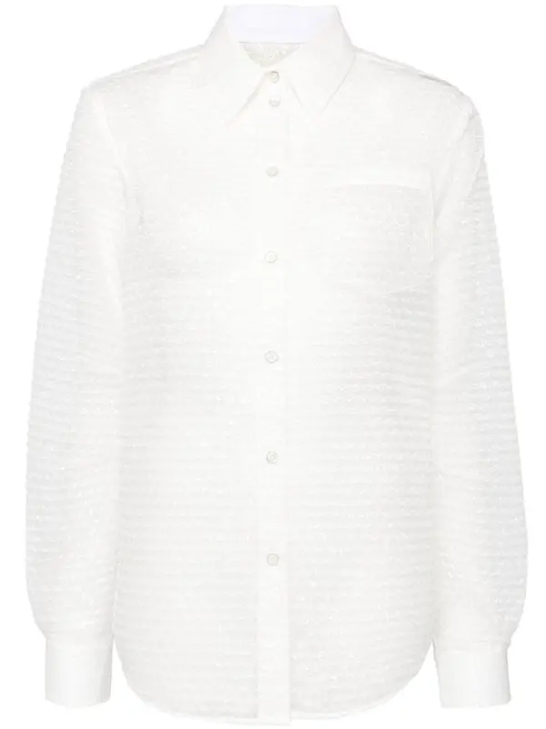 Helmut Lang Curved Bubblewrap Shirt