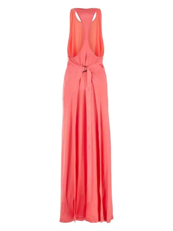 Fendi Satin Maxi Dress - Pink