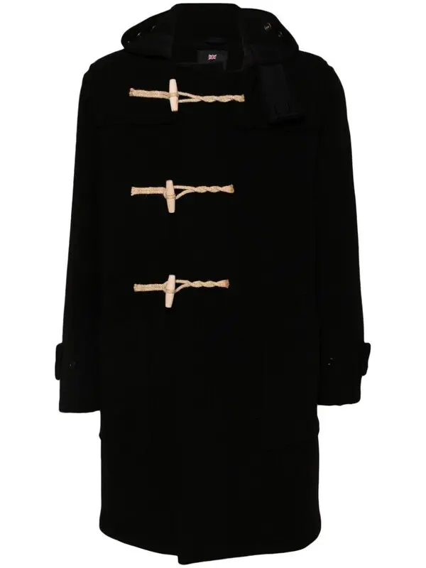 Gloverall Monty Duffle Coat - Black