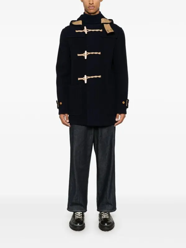 Gloverall Monty Duffle Coat - Blue
