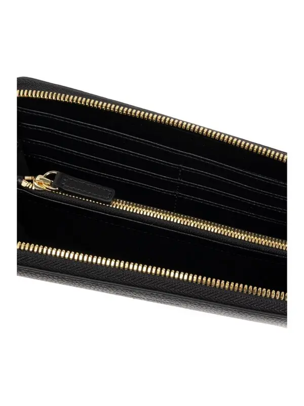 Emporio Armani Embossed-logo Wallet - Black