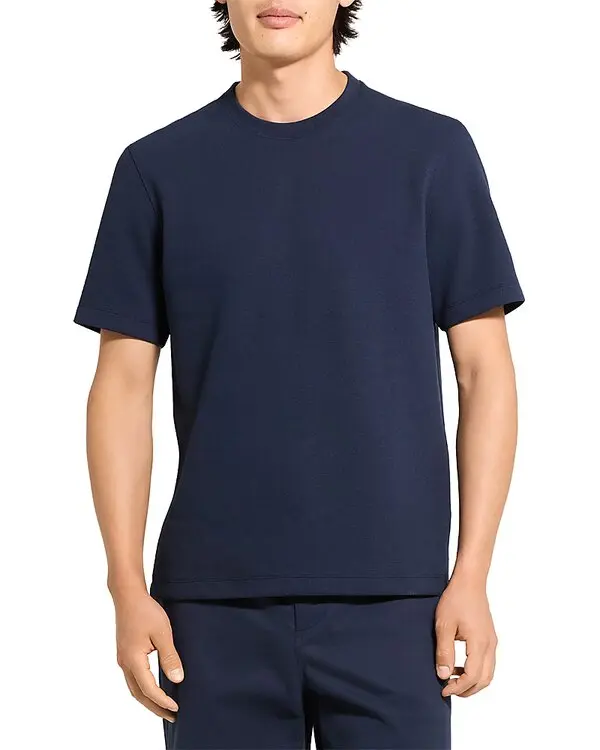 Theory Delroy Double Pique Jersey Tee - Baltic