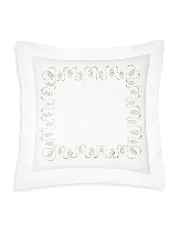 PRATESI Paolina Sham, Continental/euro Sham - White/sage