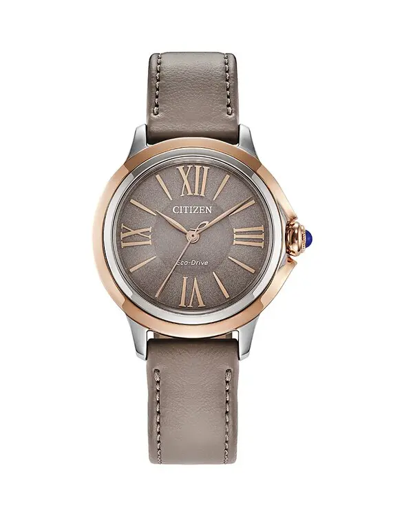 Citizen Eco Drive Classic Ceci Watch, 32mm - Taupe/taupe