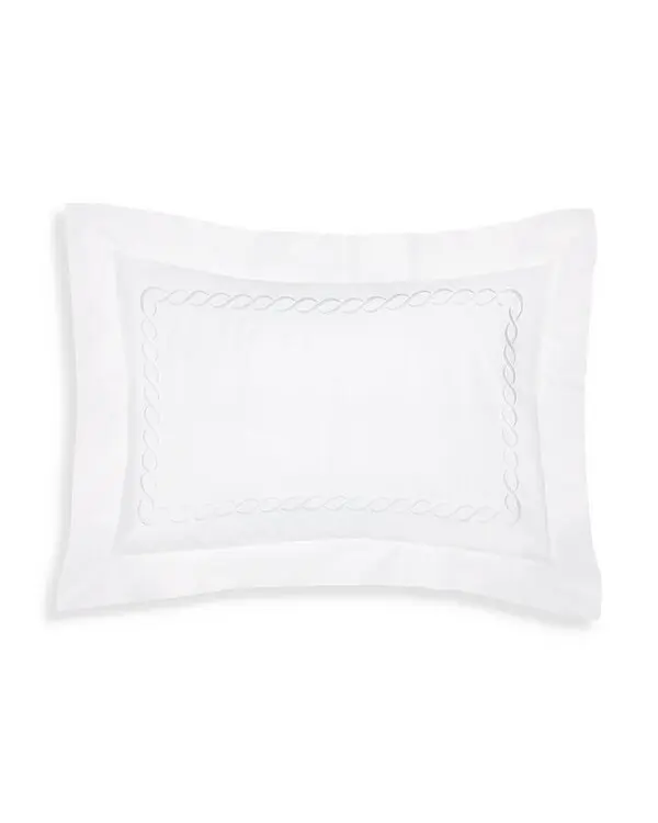 PRATESI Treccia Moderno Sham, Standard - White/white