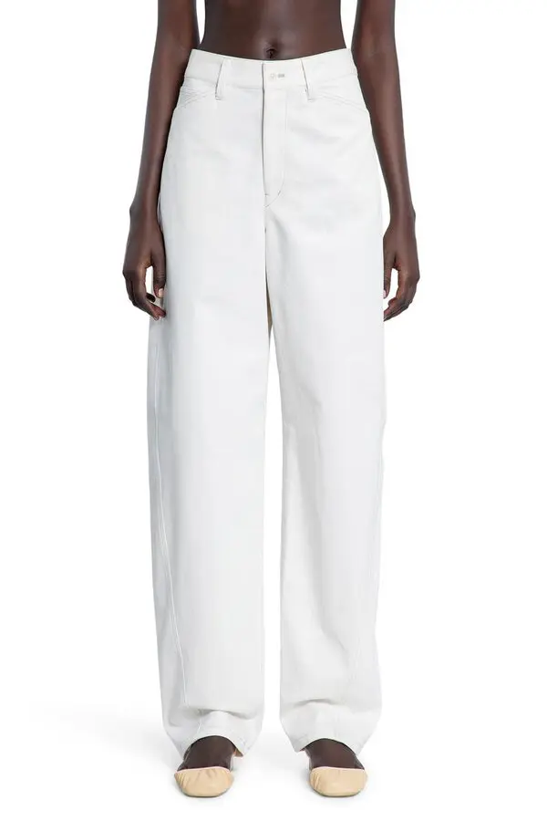 LEMAIRE Five-pocket Twisted Pants - Beige