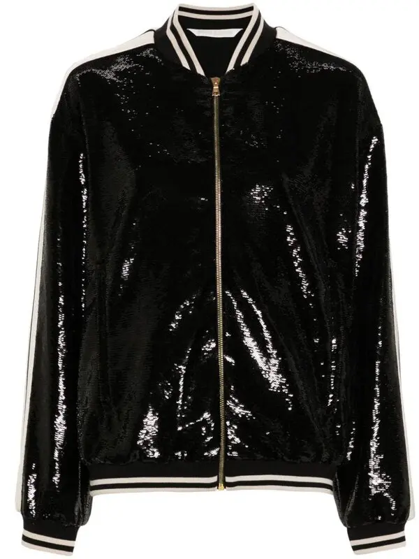 Palm Angels Sequinned Bomber Jacket - Multicolor