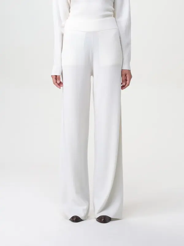 Max Mara Wide Leg Trousers - White