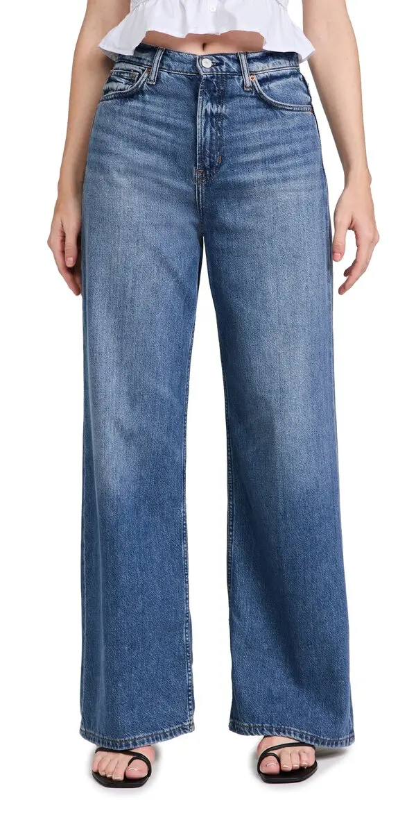 REFORMATION Palmer Lived-in Baggy Jeans - Otter