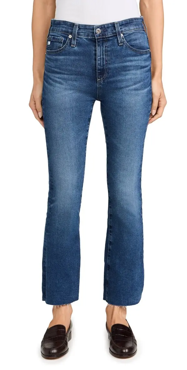 Ag Farrah Boot Crop Jeans In Lucerne 51% Off Editorialist