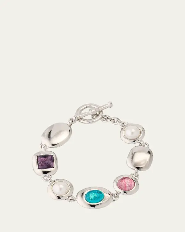 BEN-AMUN Maura Bracelet With Stones And Pearls