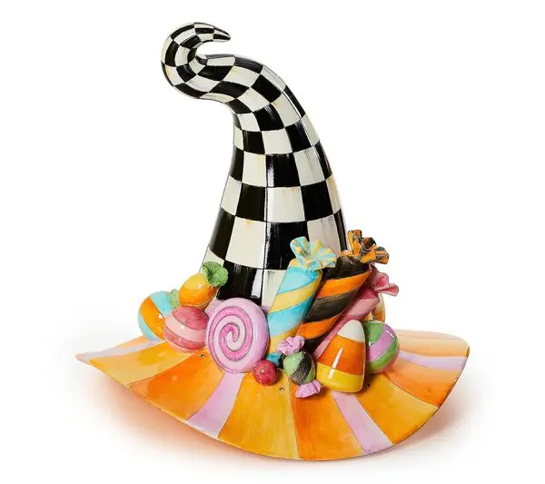 MACKENZIE-CHILDS Trick Or Treat Illuminated Wit H's Hat