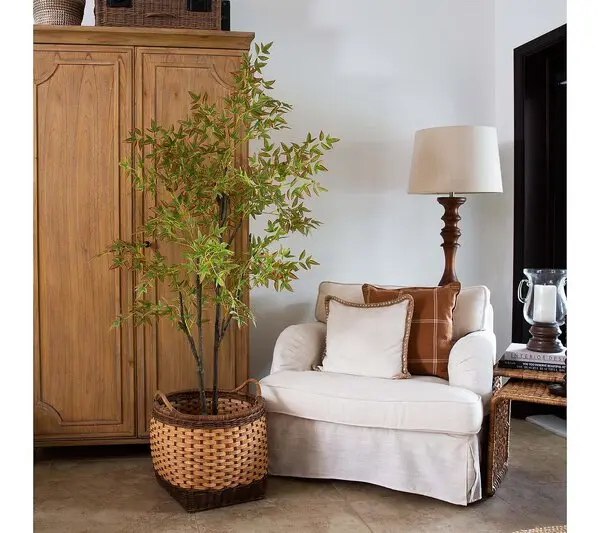 NEARLY NATURAL 6ft. Autumn Nandina Artificial Fall Tree
