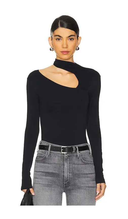 Free People X Intimately Fp Cut It Out Seamless Long Sleeve Top