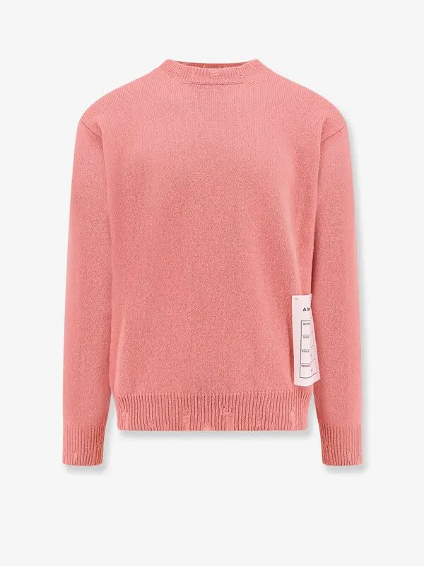AMARANTO Wool And Cashmere Sweater With Logo