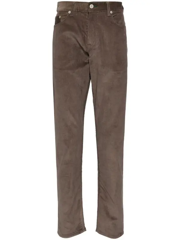 Paul Smith Corduroy Tapered Trousers - Brown