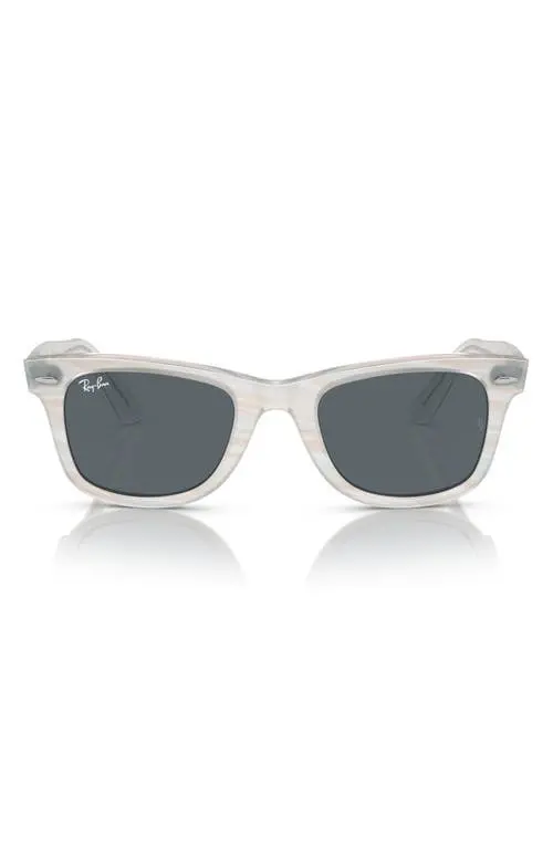 Ray-ban Wayfarer Square Sunglasses - Striped Light Blue