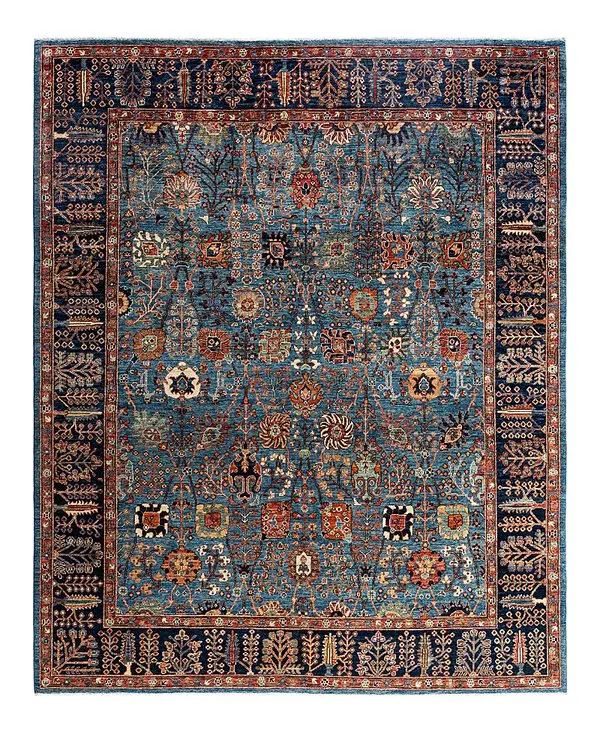 Bloomingdale'S Serapi M1993 Area Rug, 8'1 X 9'10 - Light/blue