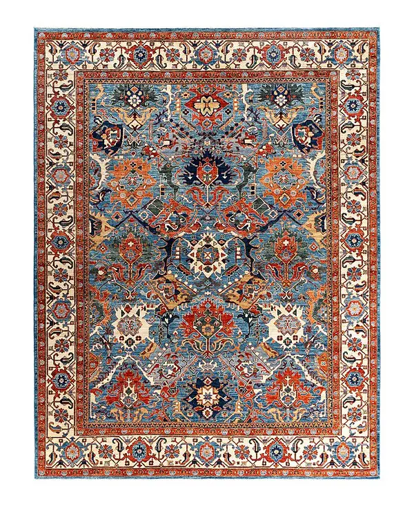 Bloomingdale'S Serapi M1993 Area Rug, 9'1 X 11'8 - Light/blue