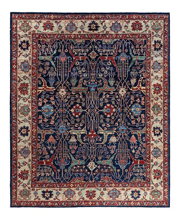 Bloomingdale'S Serapi M1993 Area Rug, 8'1 X 9'10 - Blue