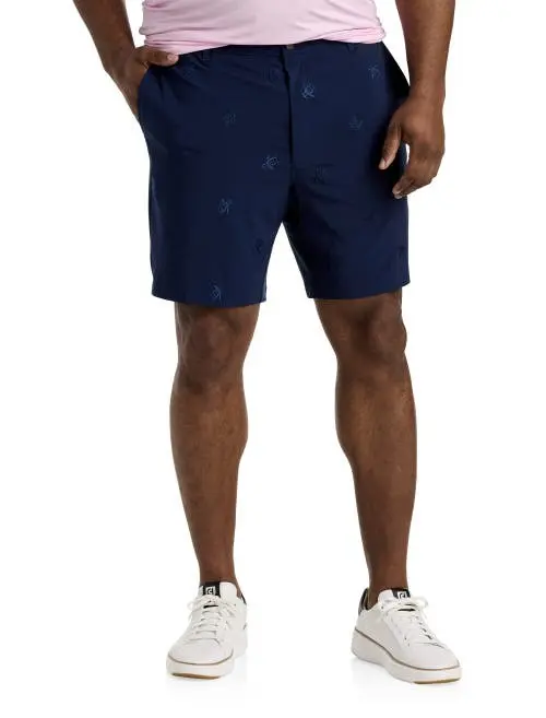 ORIGINAL PENGUIN Space Dyed Embroidered Shorts