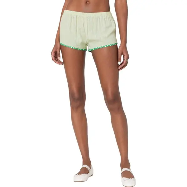 EDIKTED Stripe Boxer Shorts