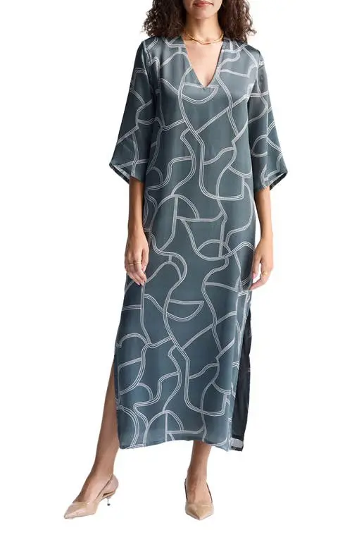 REISTOR Maxi Dress With Side Slits - Twirls And Twists