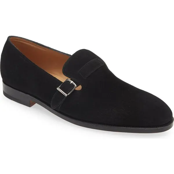 John Lobb Delano Ii Buckle Loafer - Black