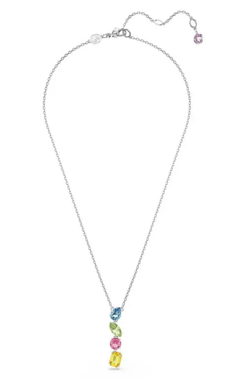 SWAROVSKI Gema Crystal Pendant Necklace - Multicolored